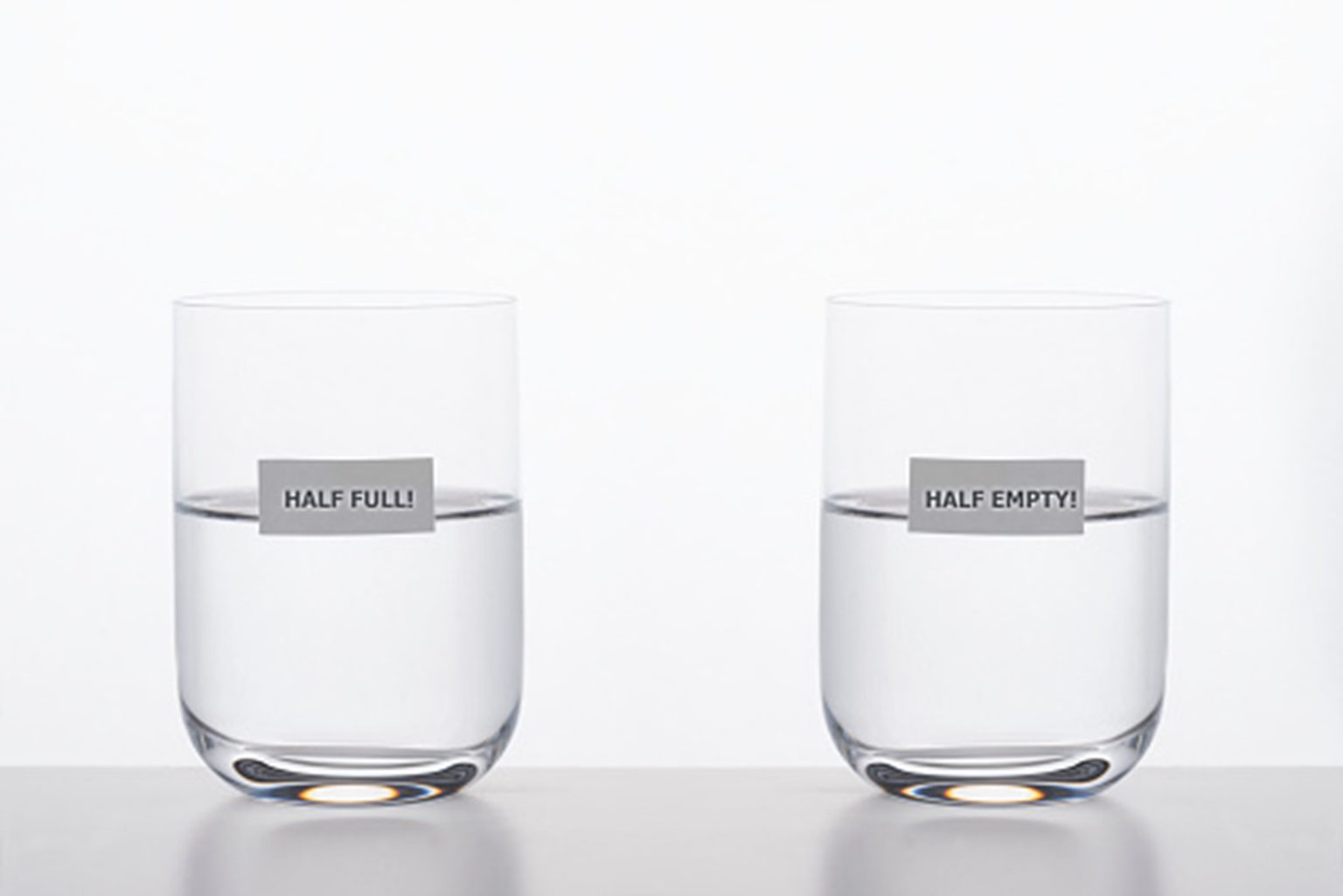 Is The Cup Half Full Or Half Empty CHANGE COUNTS